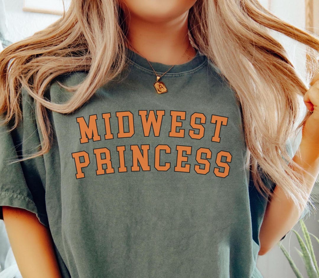 Midwest Princess Shirt, Comfort Colors Midwestern Princess Tshirt ...