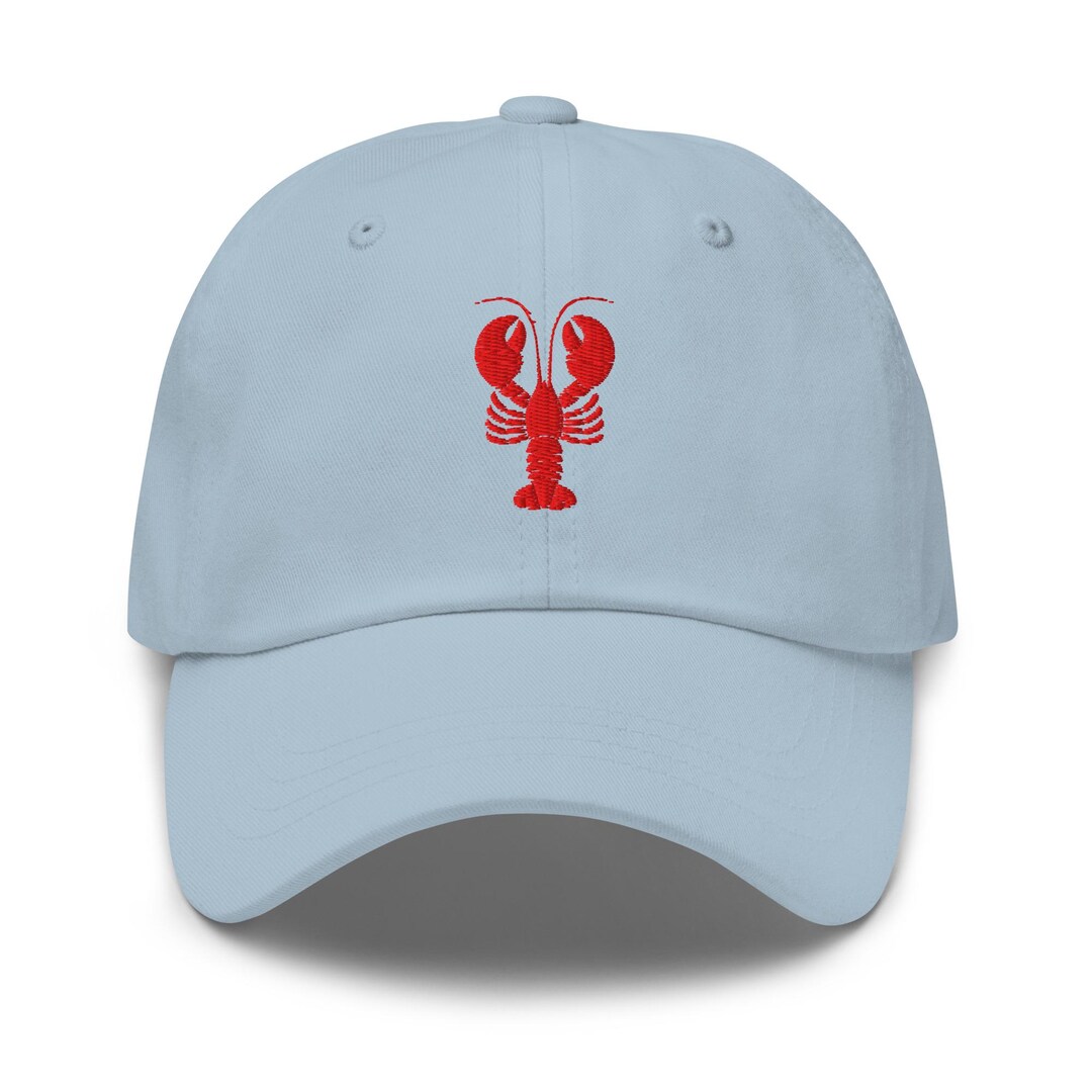 EMBROIDERED Lobster Baseball Cap, Shellfish Hat, Maine Lobster Lover 6 ...