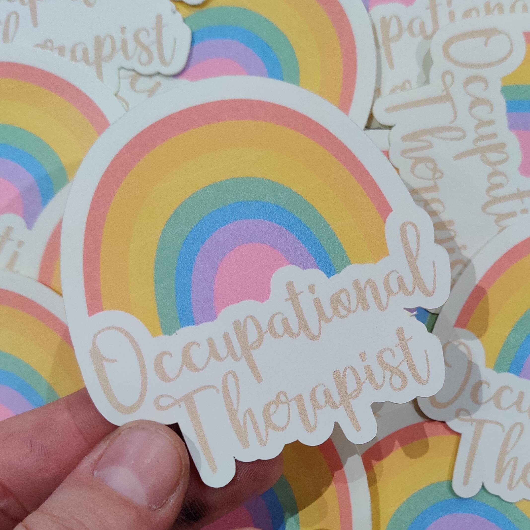 Cute Rainbow OT Sticker Occupational Therapy Sticker | Etsy