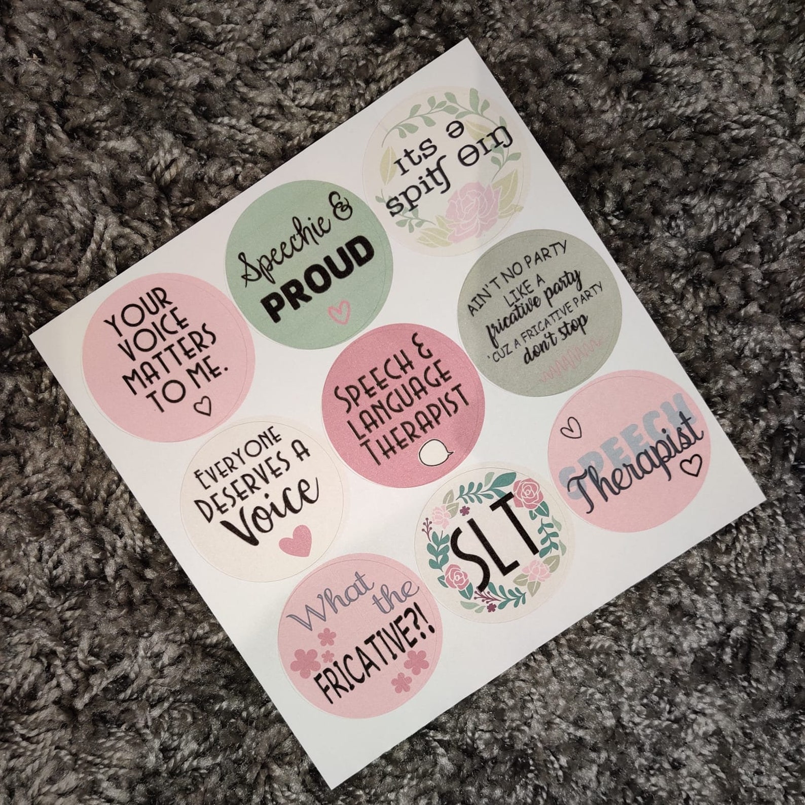 Speech and Language Therapy Stickers Speech and Language - Etsy Singapore