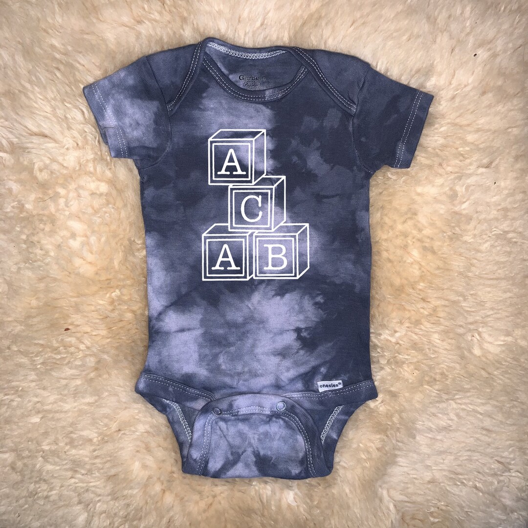 ACAB Baby Blocks Onesies® Rude Alphabet Bodysuit, Unisex Infant Newborn ...