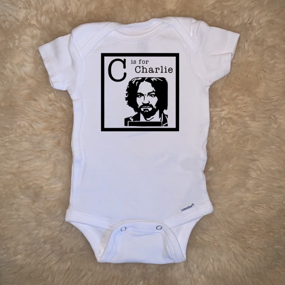 C is for Charlie Baby Onesies® Serial Killer Funny Alphabet - Etsy