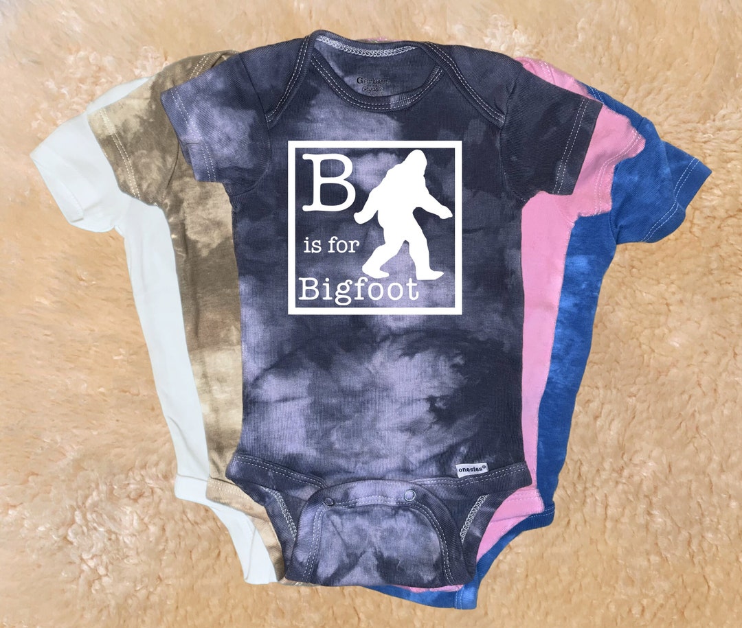 B is for Bigfoot Onesies®- Cryptid Sasquatch Funny Goth Spooky Baby ...