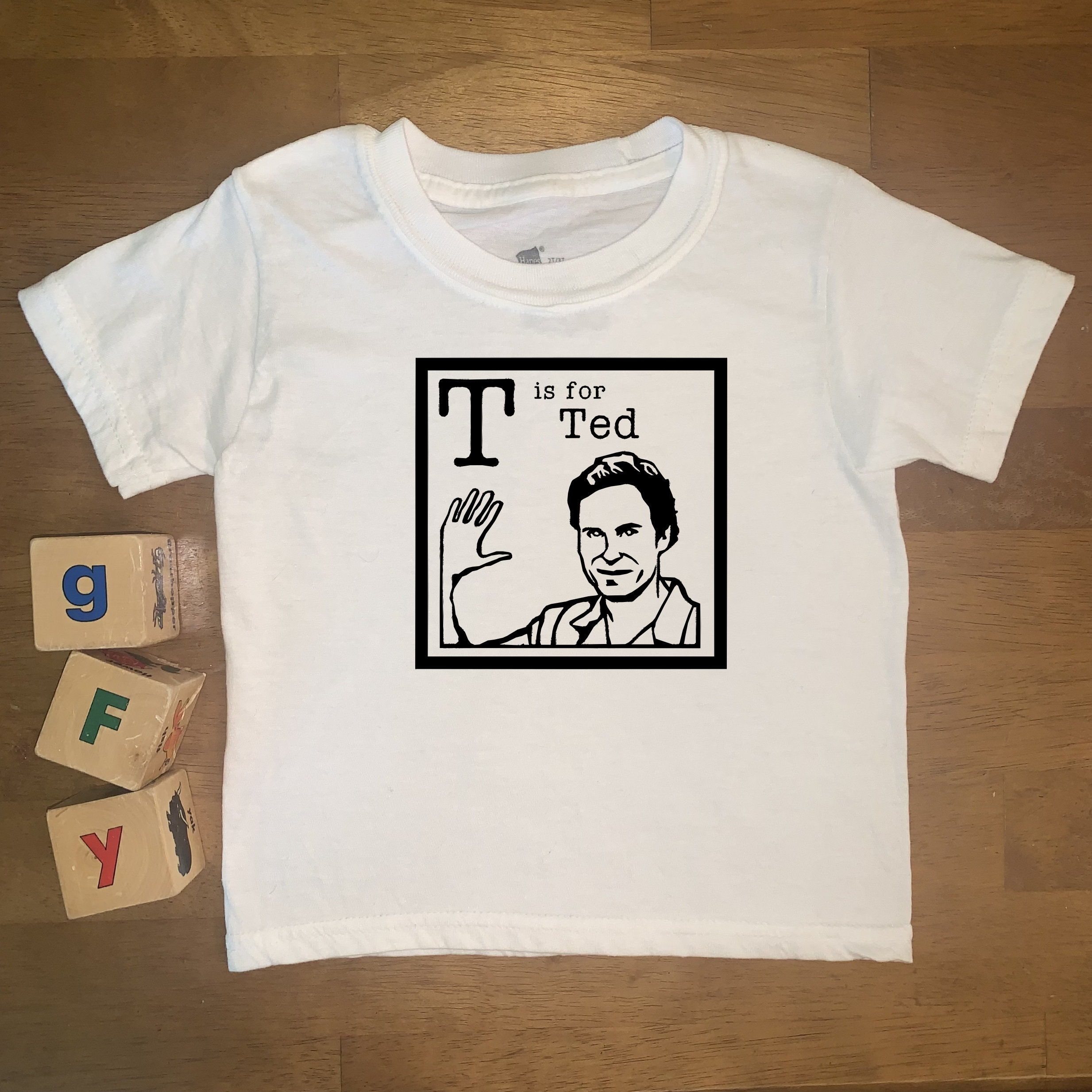 T is for Ted Toddler T-Shirt Ted Bundy Serial Killer Gothic | Etsy