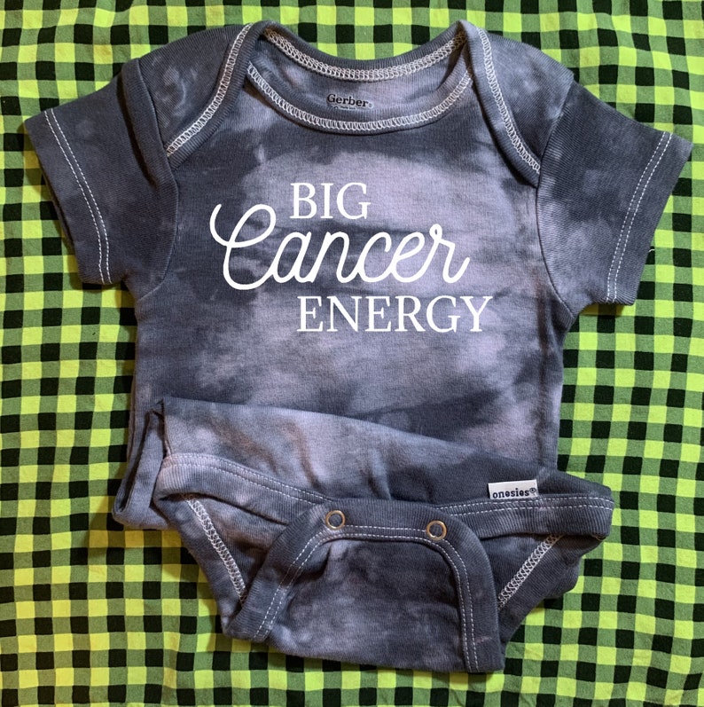 Big Cancer Energy Baby Onesies®, Astrology Sign Witchy Occult Goth Punk ...