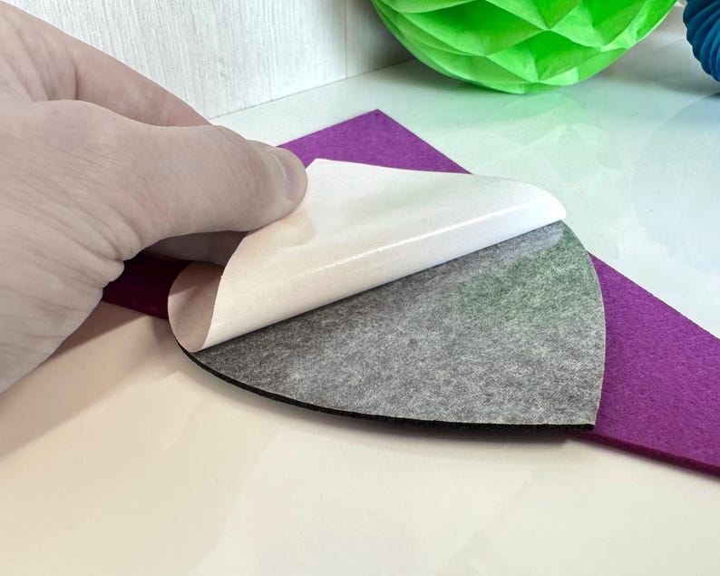 Rounded Font Self Adhesive Felt Lettering | Pick Your Letters & Numbers ...