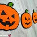 Halloween Pumpkin Banner Bunting | Handmade Spooky Party Garland | Felt ...