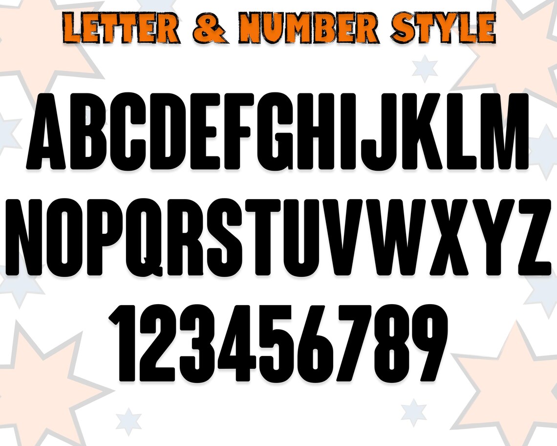 Rounded Font Self Adhesive Felt Lettering | Pick Your Letters & Numbers ...