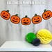 Halloween Pumpkin Banner Bunting | Handmade Spooky Party Garland | Felt ...