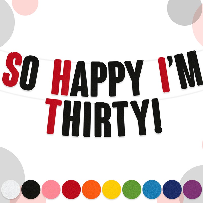 So Happy Im Thirty - Etsy