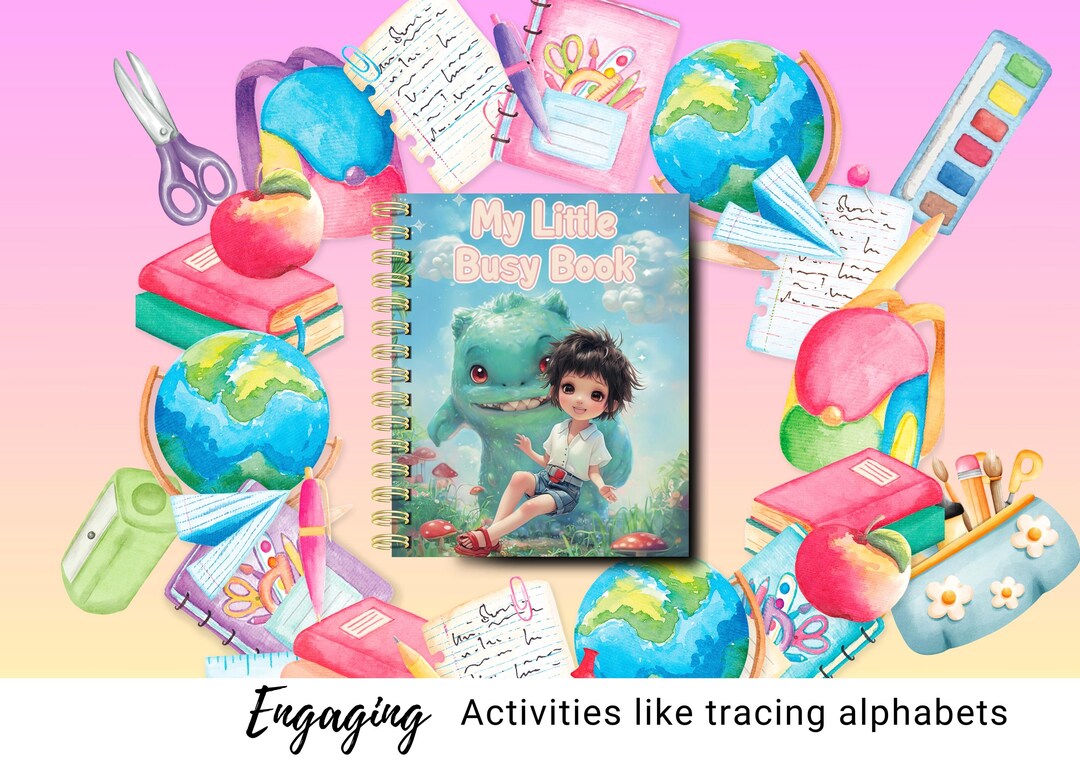 Montessori-inspired Digital Busy Book for Toddlers Printable Tracing ...