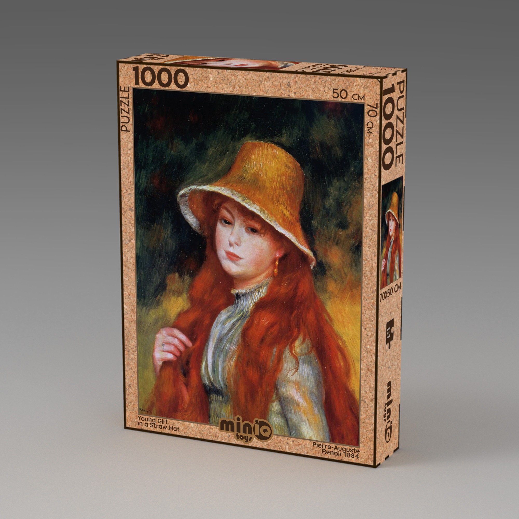 Wooden Jigsaw Puzzle,100 Famous Paintings, Pierre-auguste Renoir Young ...
