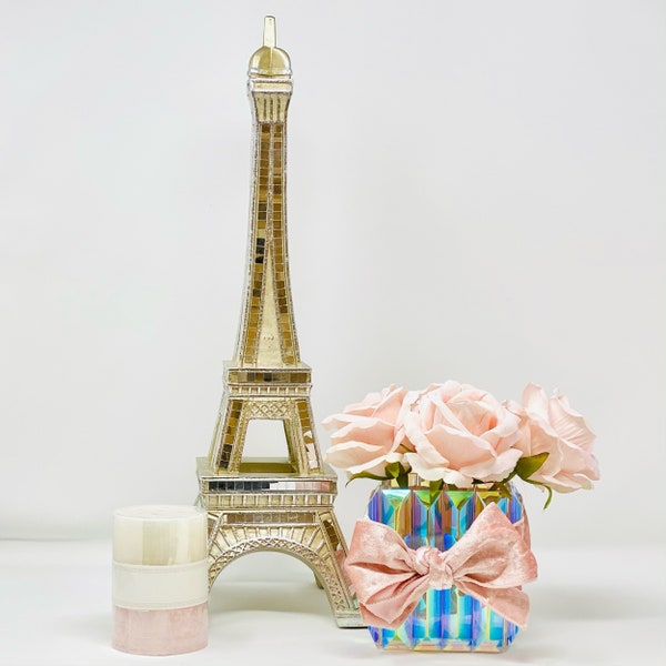 Vases Plastic 80cm Clear Eiffel Tower Vase | Moments Of Elegance Eiffel ...