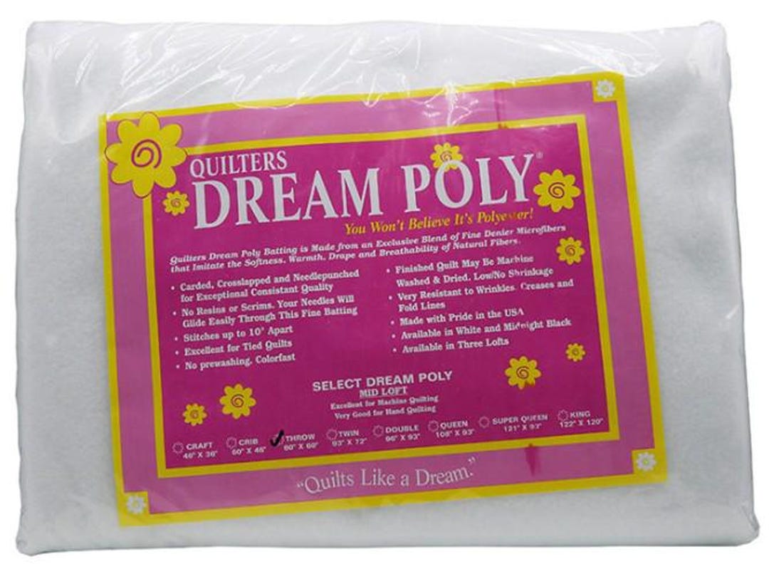 Poly Batting Warm Batting Dream Poly Deluxe Batting Warm Quilt Batting ...