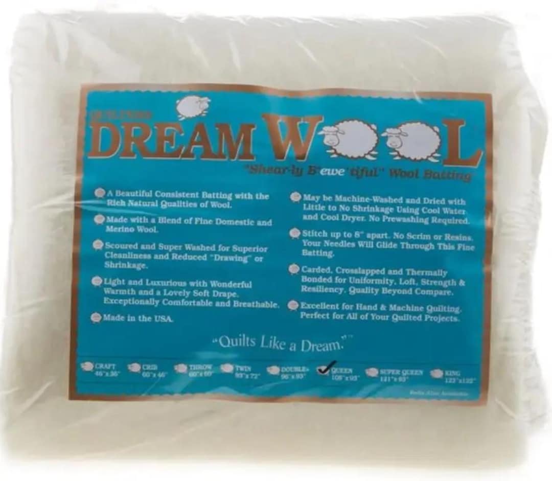 High Loft Quilt Batting Wool Quilt Batting Quilter's Dream Wool Batting ...