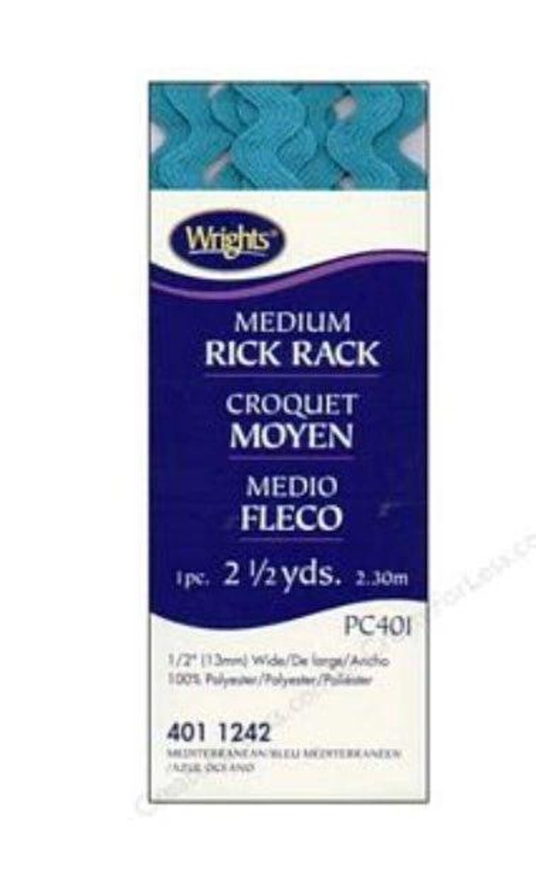Blue Mediterranean Medium Rick Rack - Etsy