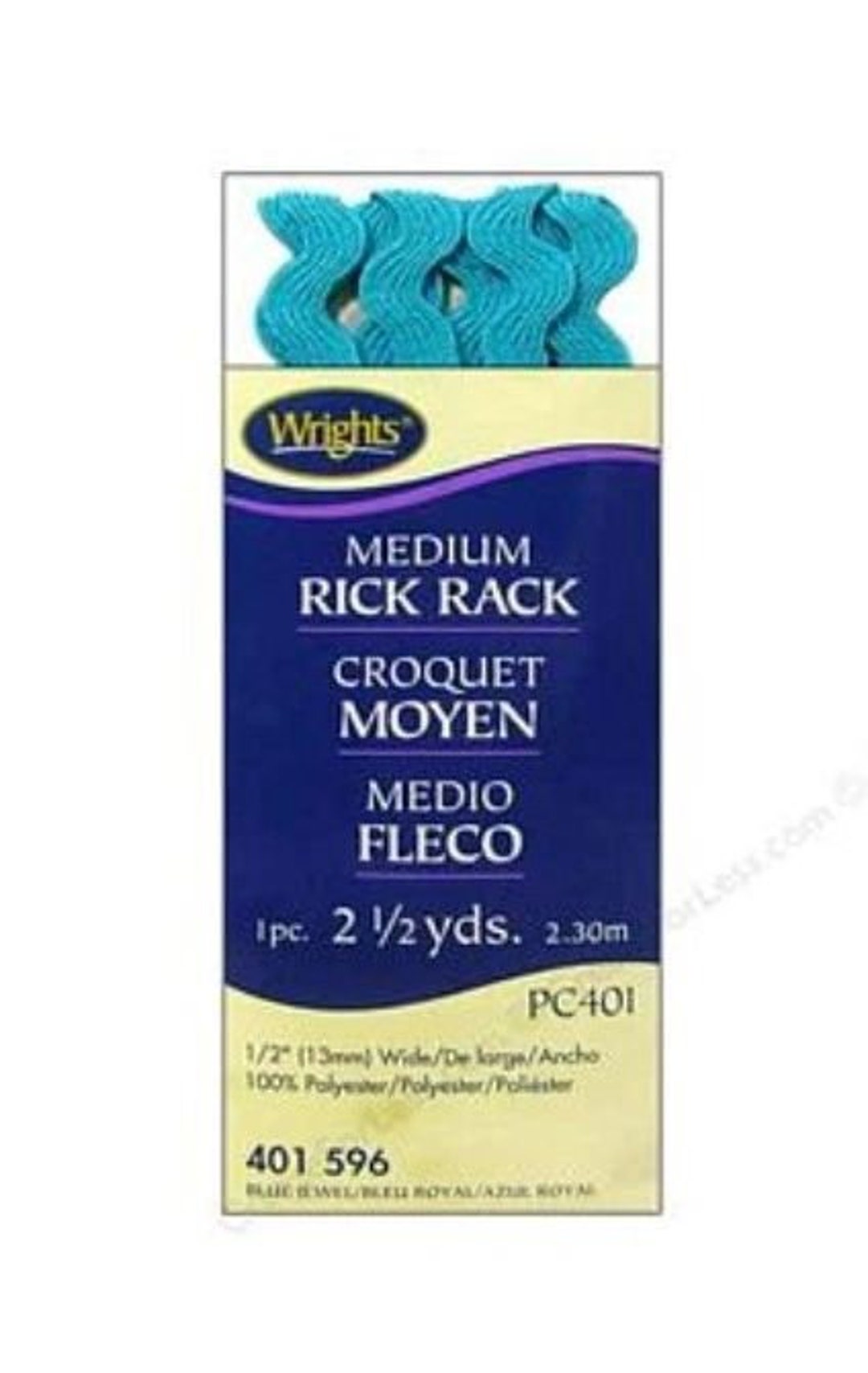 Blue Jewell Medium Rick Rack - Etsy