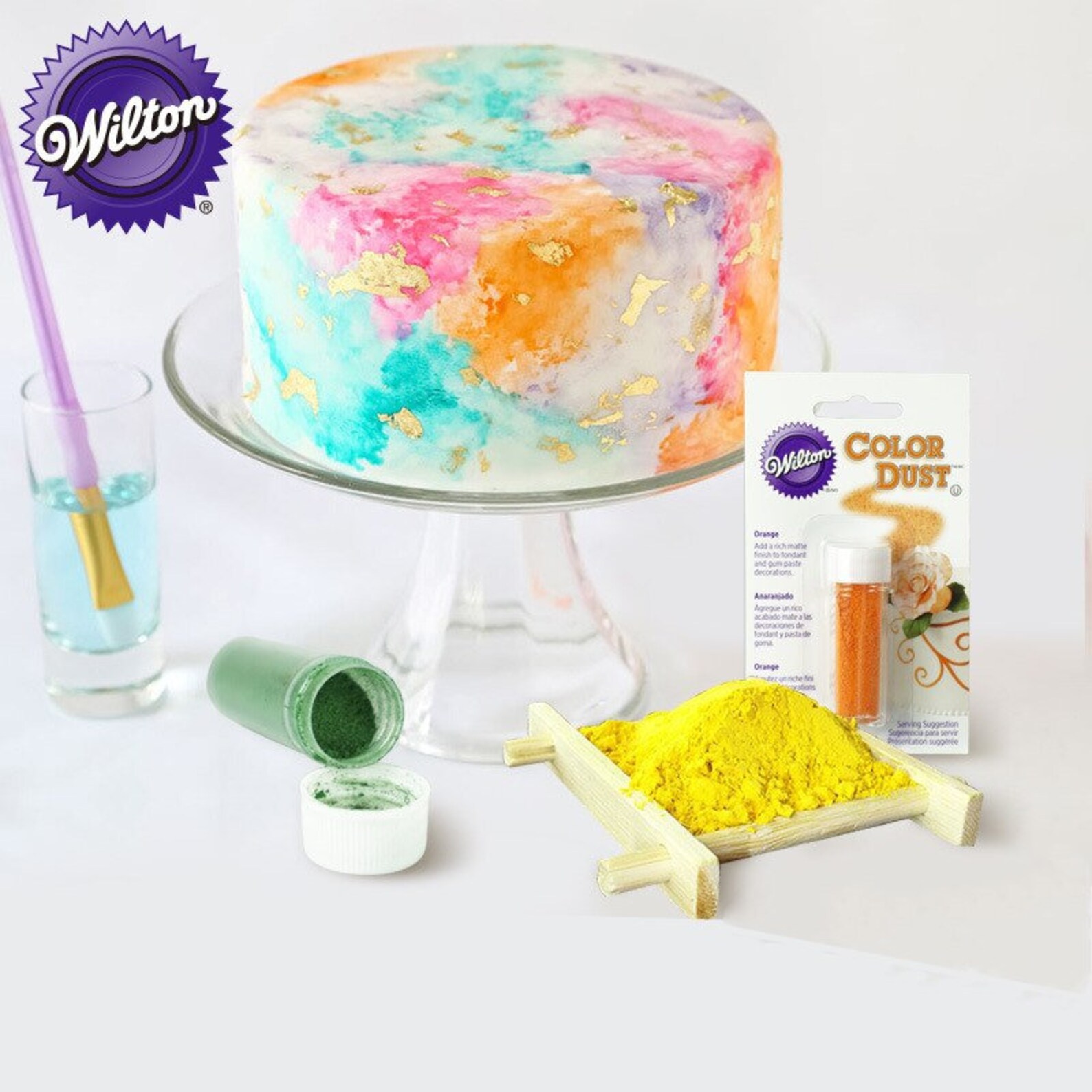 Wilton COLOR DUST Colour Fondant Gum Paste Icing Food - Etsy