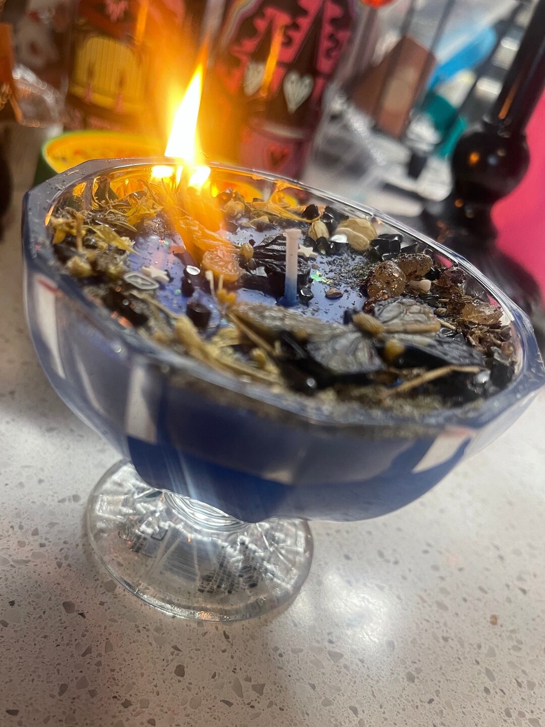 Dark Moon Ritual Candle- Dark Moon Ritual, Divination Spell, Dark Mop ...