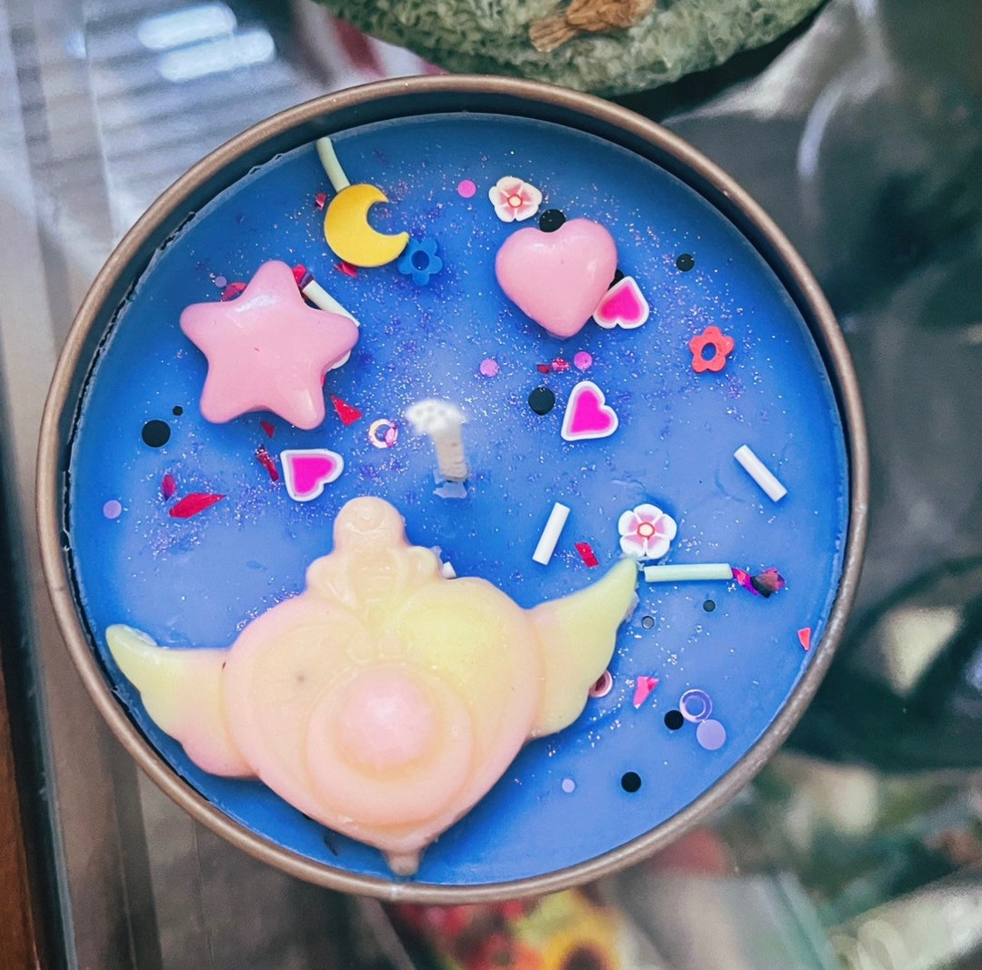 Kawaii Candle, Anime Candle, Anime Gifts, Moon Candle, Gifts for Anime ...