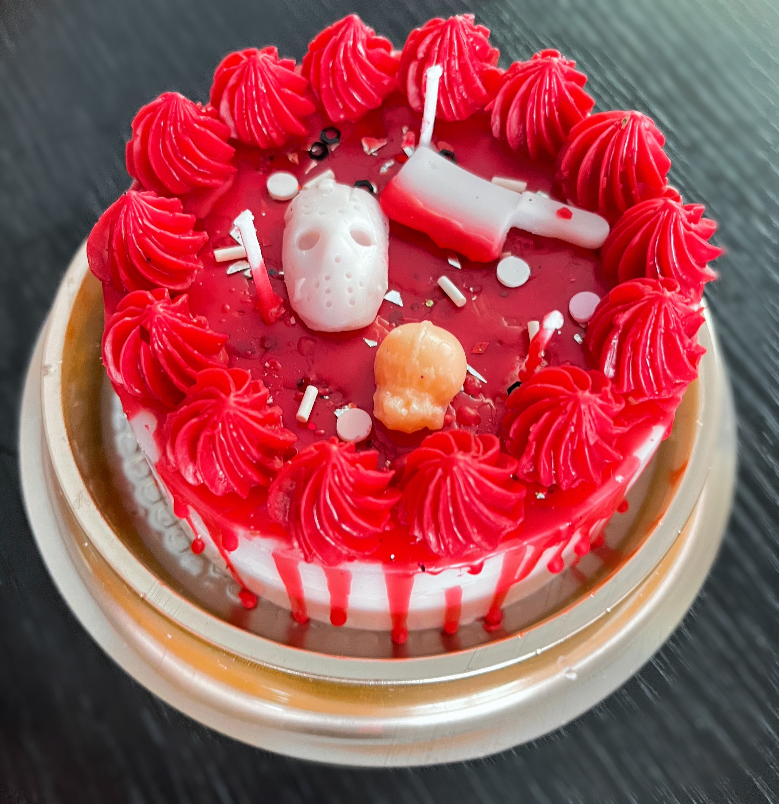 Horror Candle Horror Decor Horror Party Theme Birthday - Etsy