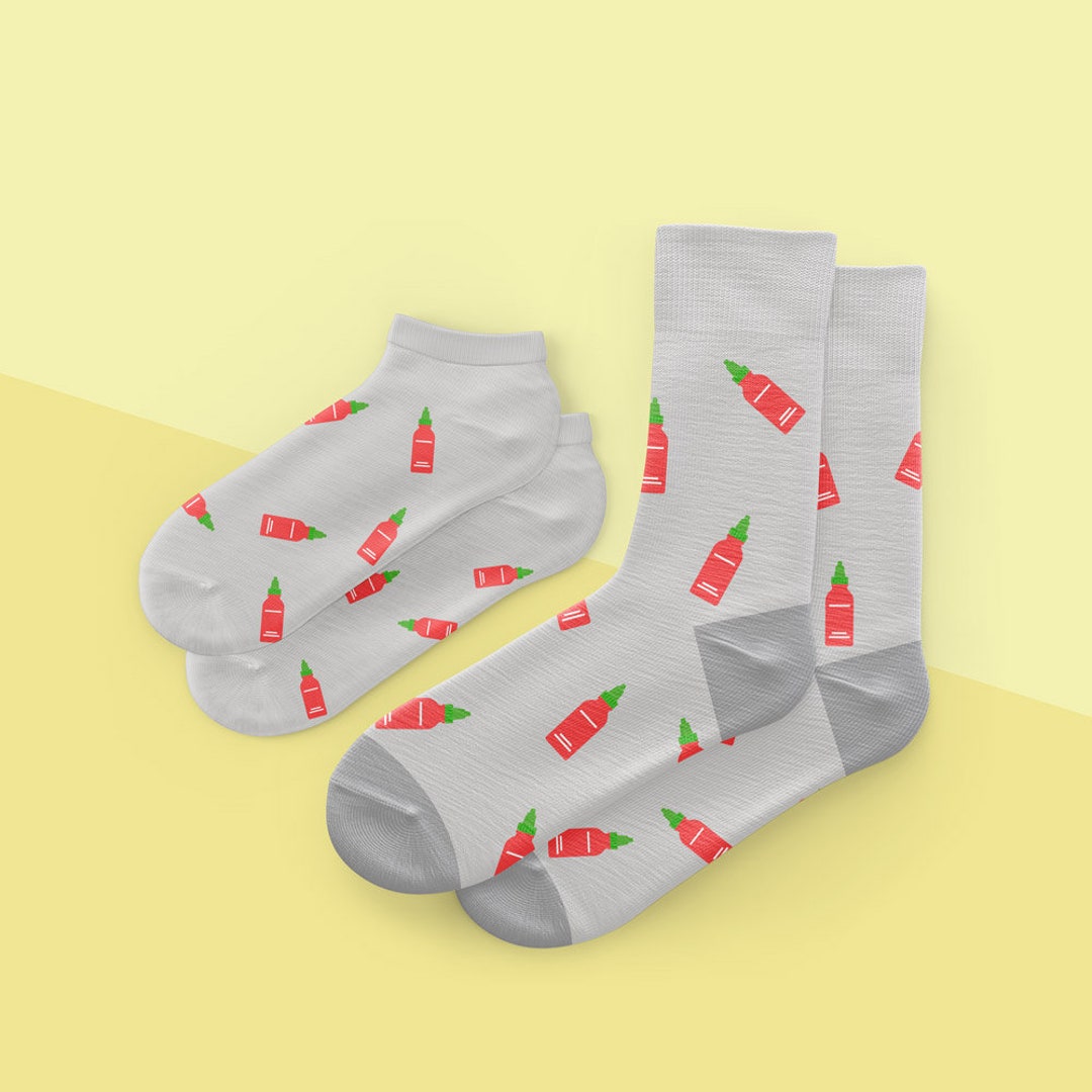 Matching Couples Sriracha Socks - Etsy
