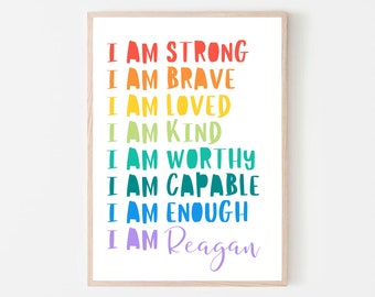 I Am Capable Poster - Etsy