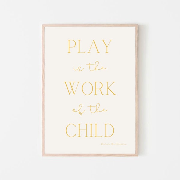 Montessori Quotes Wall Decor - Etsy