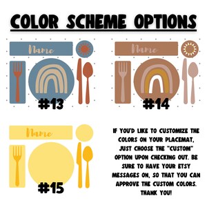 Personalized Montessori Placemat for Kids, Toddler, Custom Placemat ...