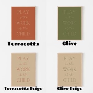 Minimalist Kids Wall Art Montessori Quote Print Classroom Poster ...
