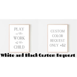Minimalist Kids Wall Art Montessori Quote Print Classroom Poster ...