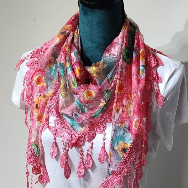 Triangular Scarf - Etsy