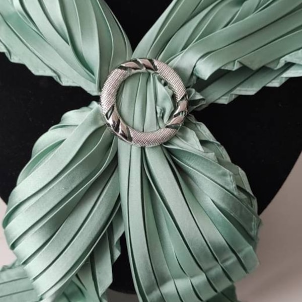 Silver Scarf Rings - Etsy