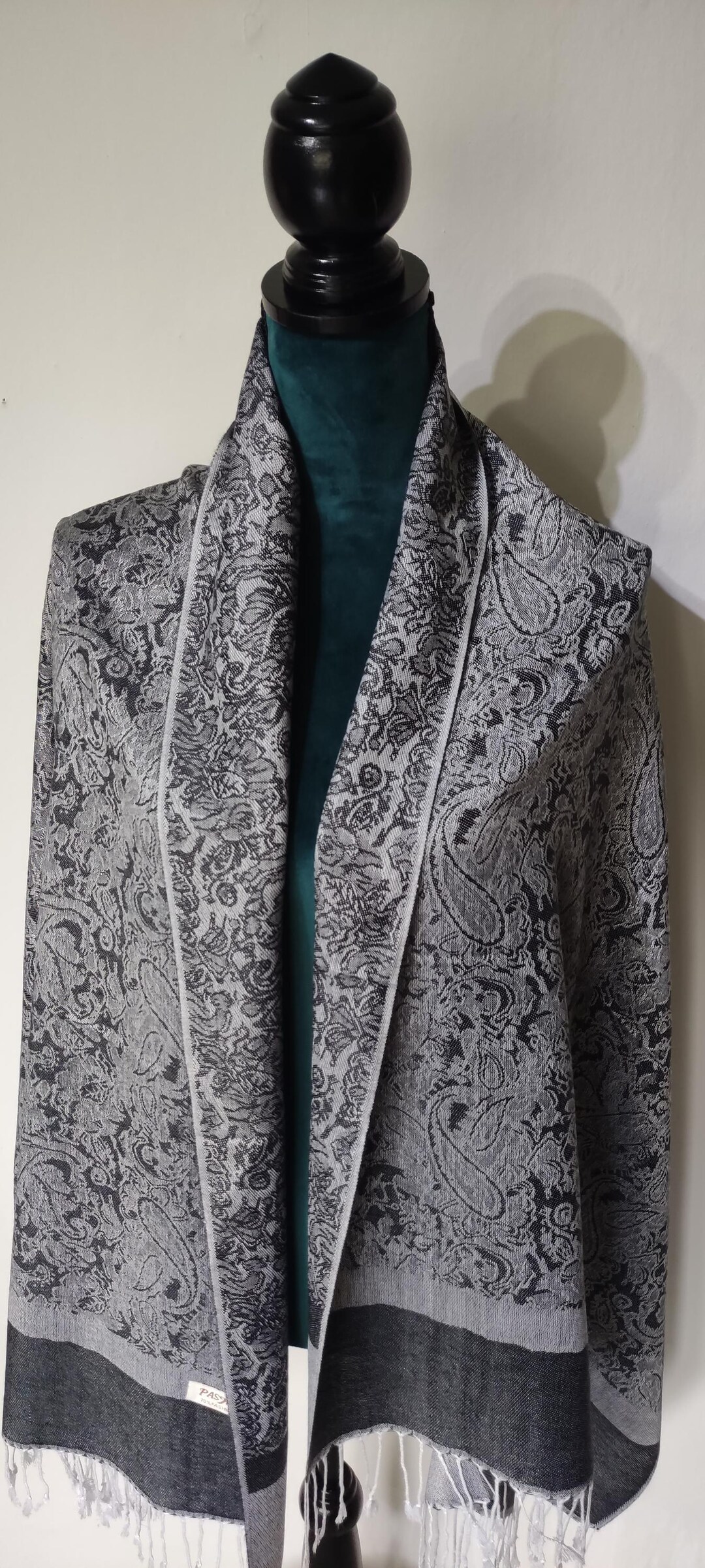 Fashionable Scarf With a Subtle Pattern, a Light and Dark Side. Basic ...