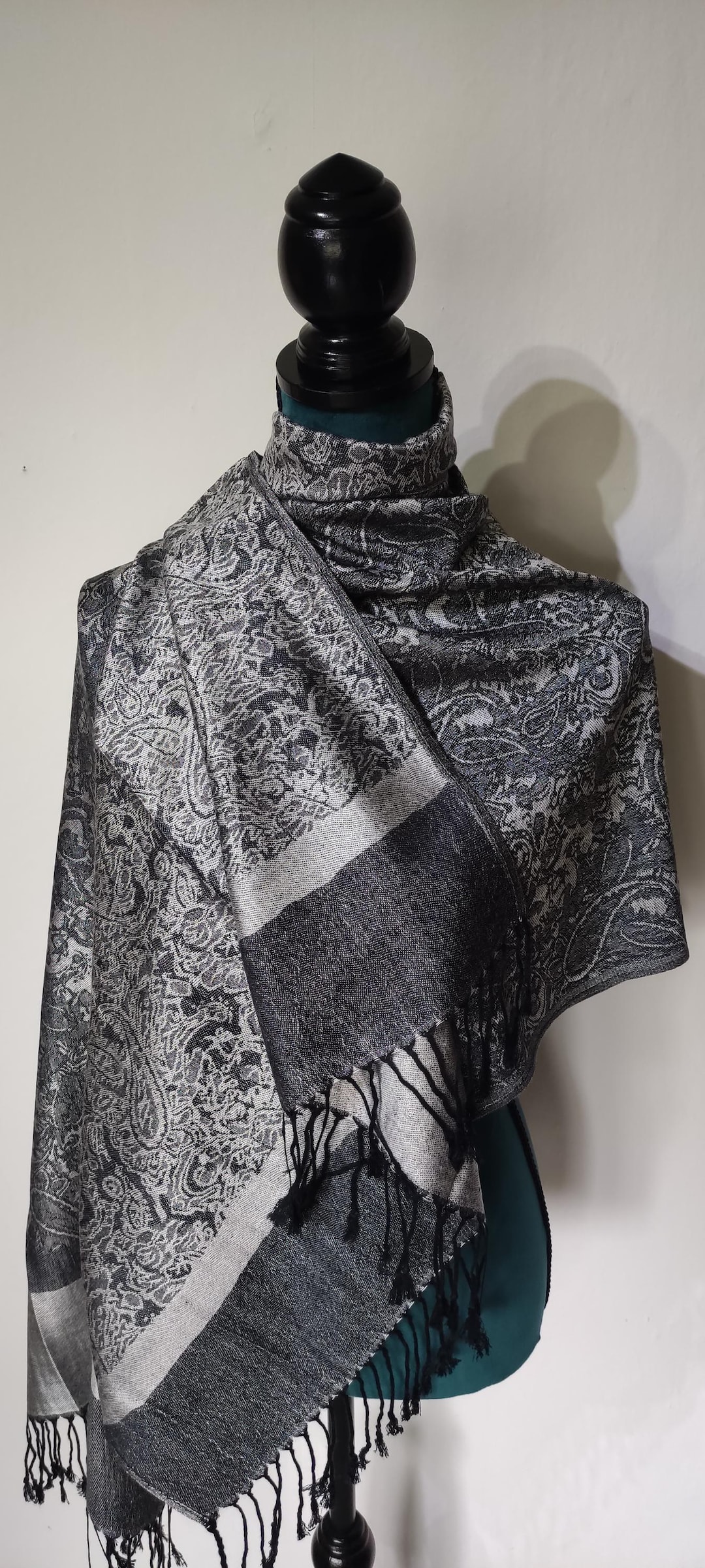 Fashionable Scarf With a Subtle Pattern, a Light and Dark Side. Basic ...