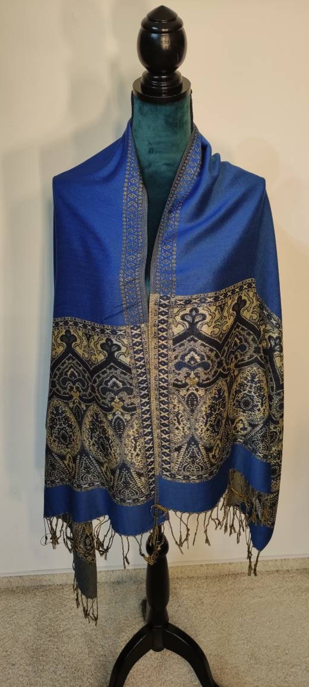 If Blue is Your Favorite Color, You Will Love This Scarf. Noble Quality ...