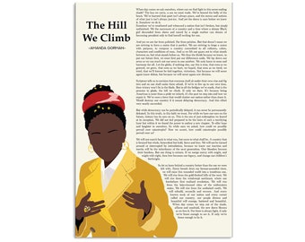 Amanda Gorman Poster - Etsy