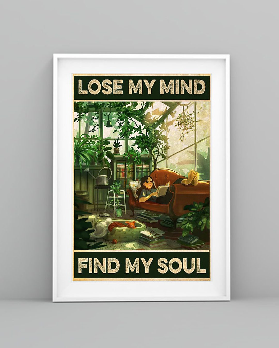 Lose My Mind Find Your Soul Poster Gardening Poster - Etsy