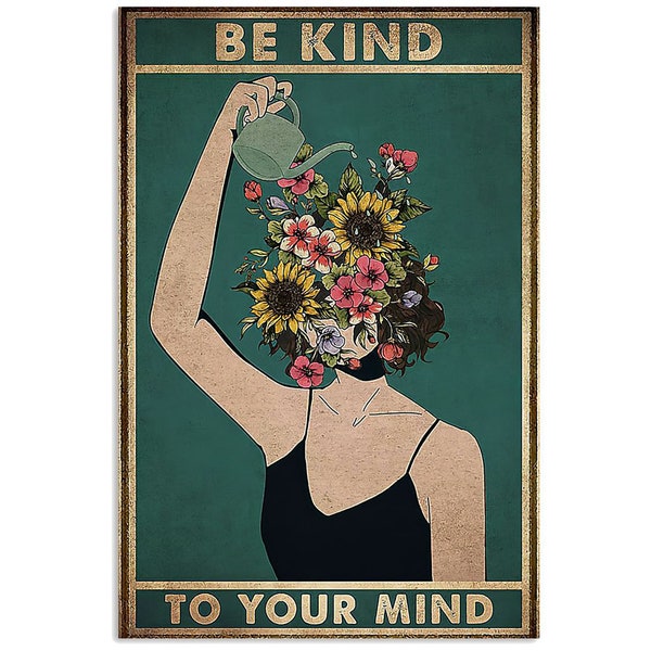 Be Kind Wall Art - Etsy
