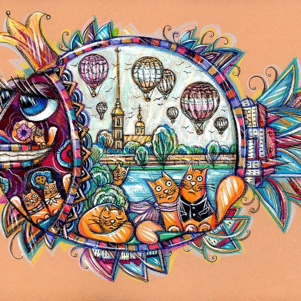 Funny Animal Art - Etsy