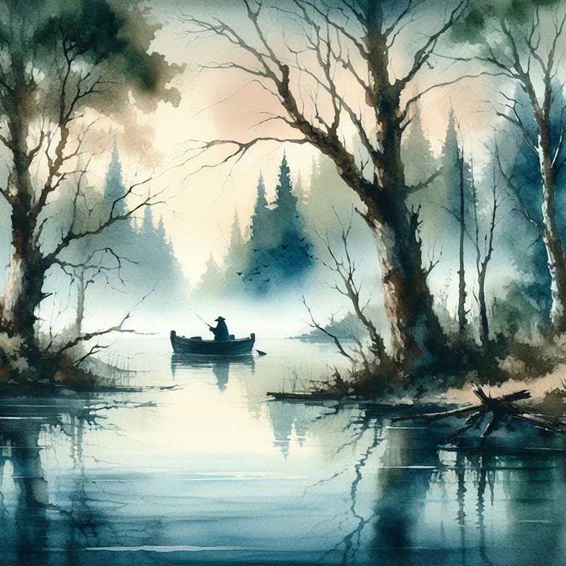 Lake Paintings - Etsy