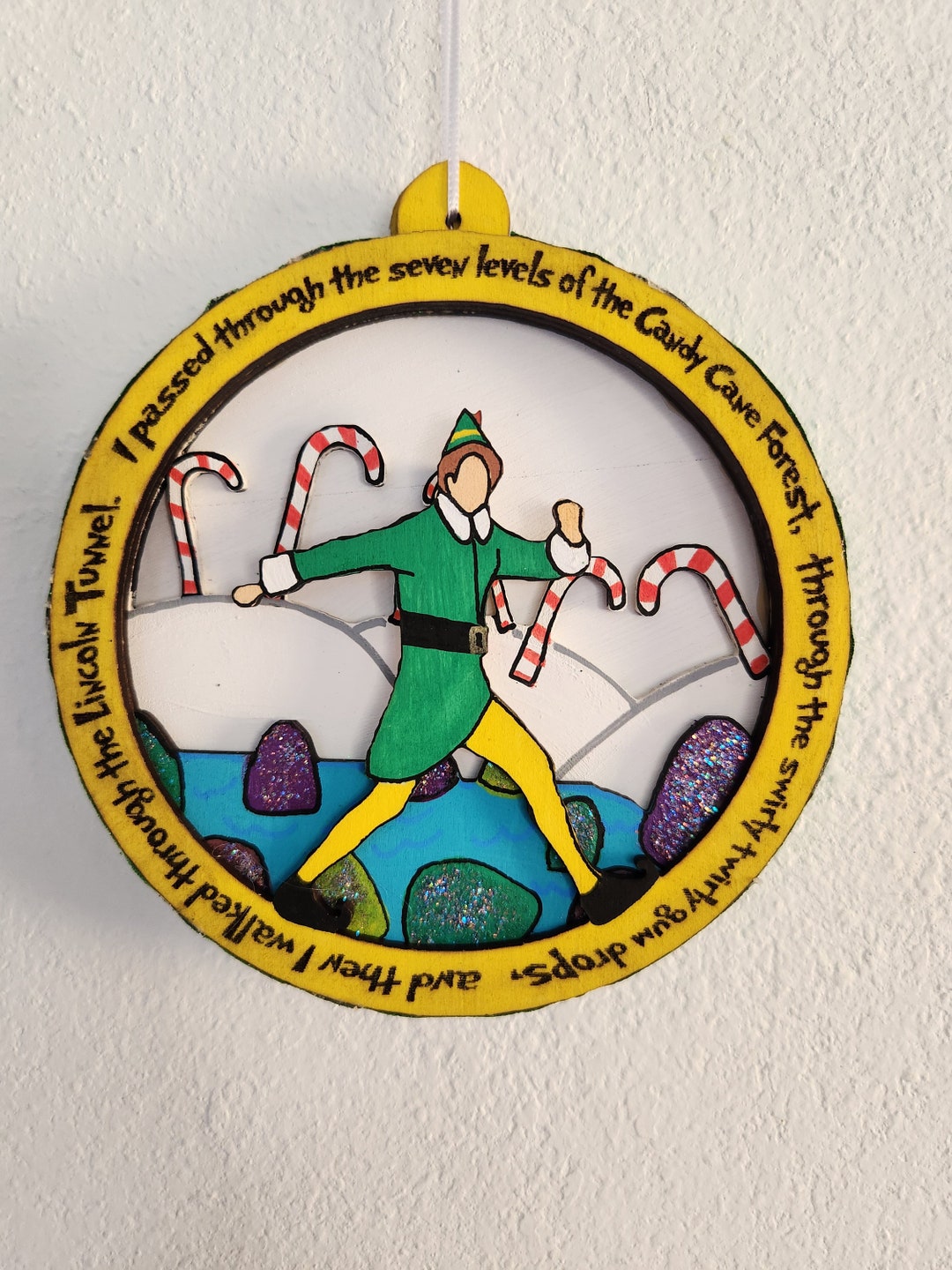 Buddy the Elf Ornament - Etsy