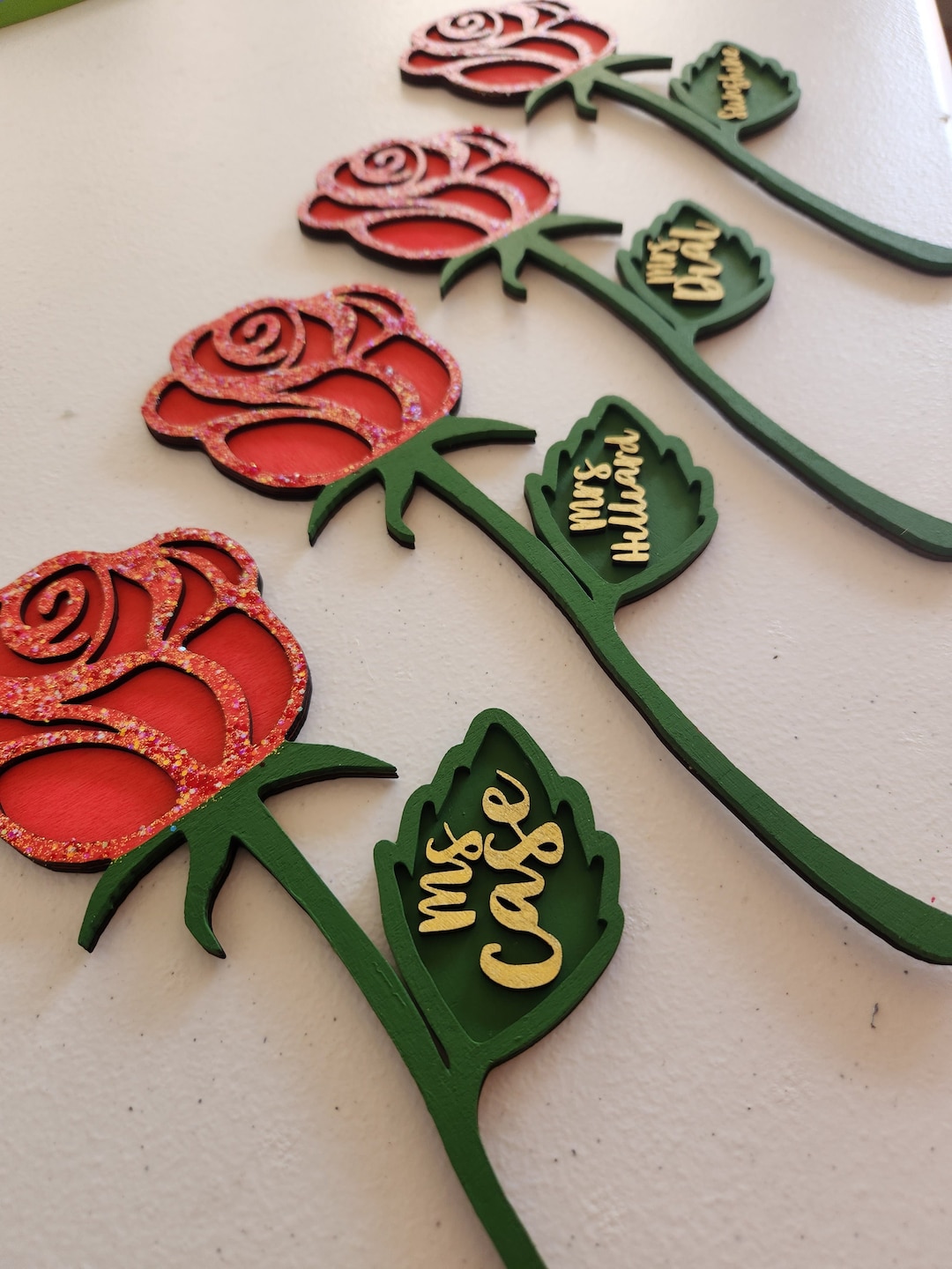 Laser Cut Roses - Etsy