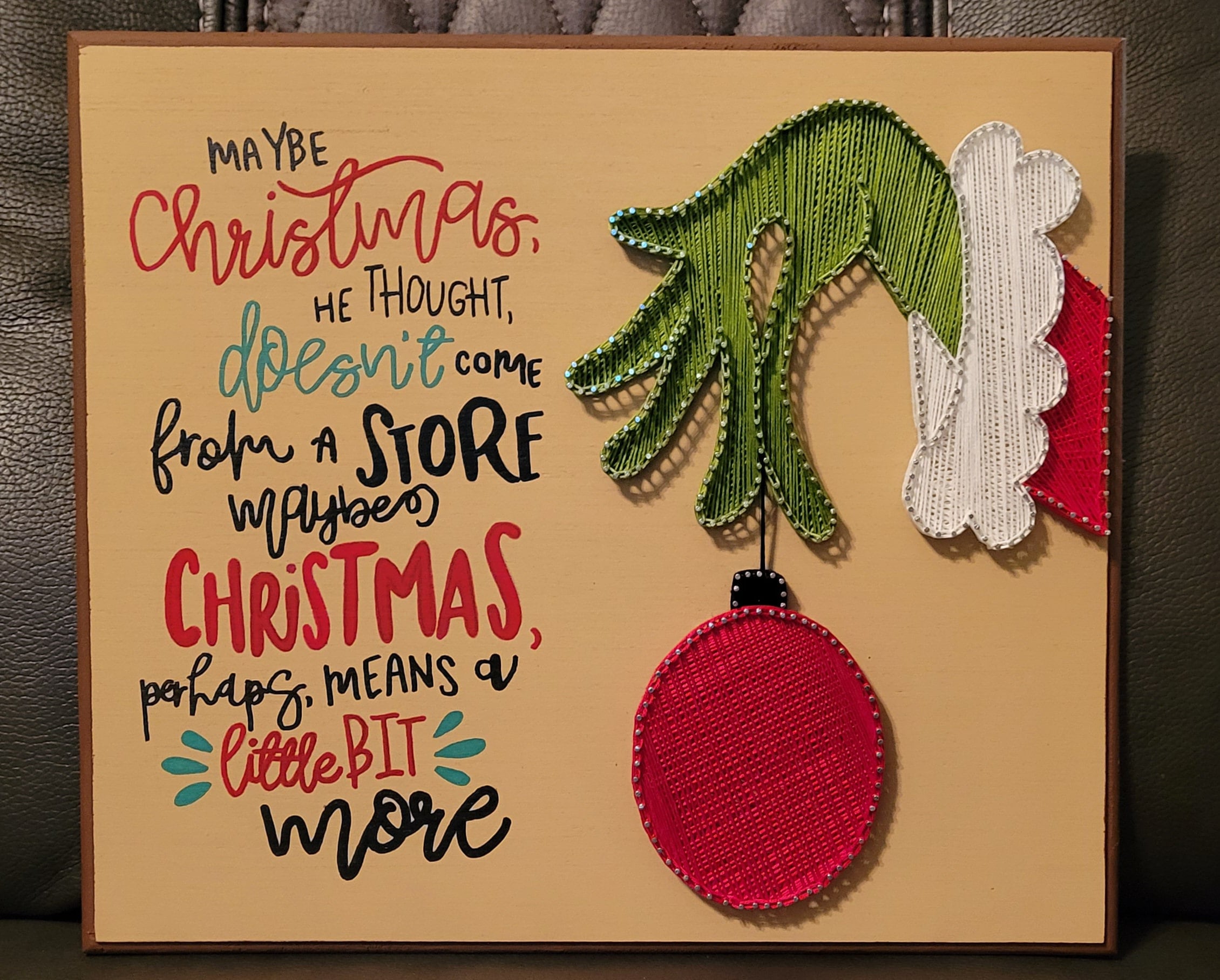 Grinch: Maybe Christmas Doesn't Come From a Store - Etsy