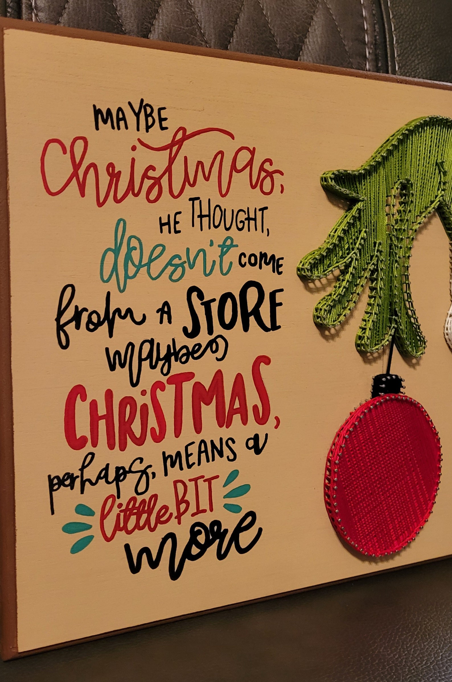 Grinch: Maybe Christmas Doesn't Come From a Store - Etsy