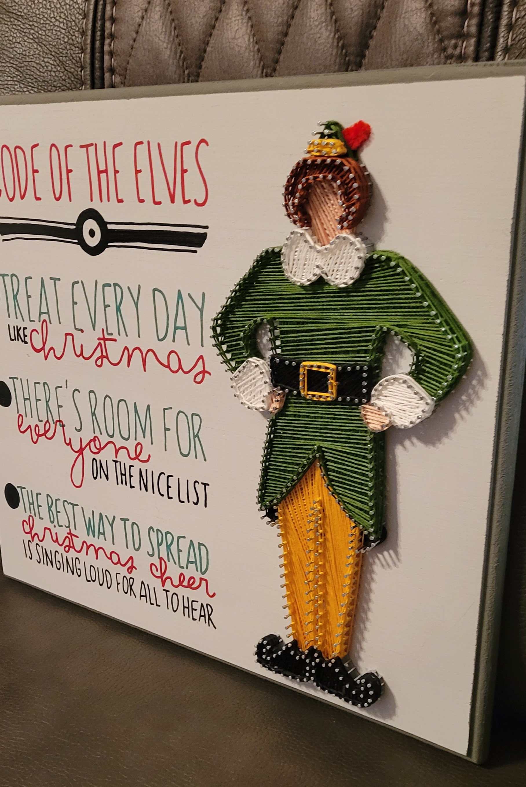 Buddy the Elf-code of the Elves - Etsy