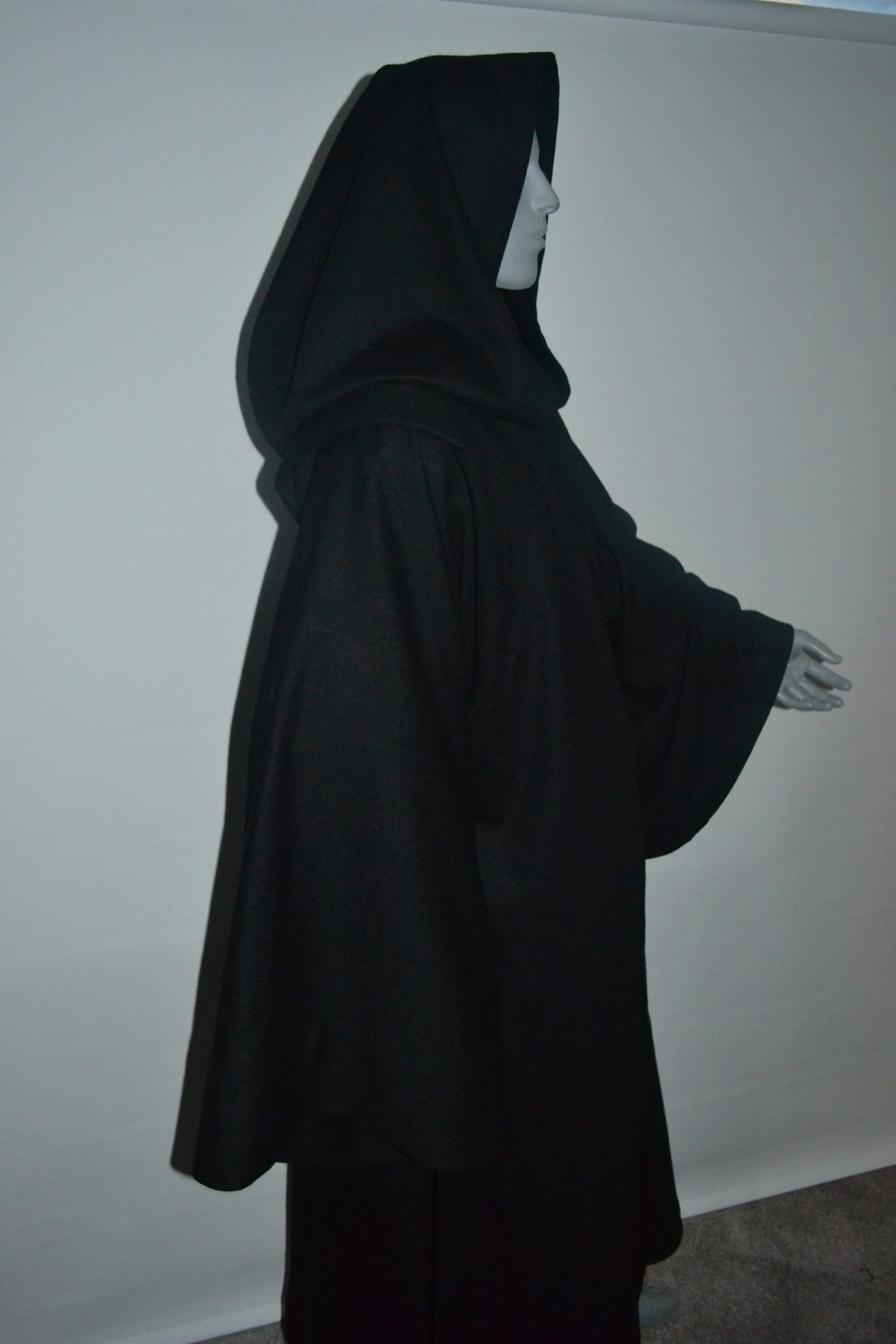Star Wars Screen Accurate Jedi/sith Robe Black Tailor Made to - Etsy