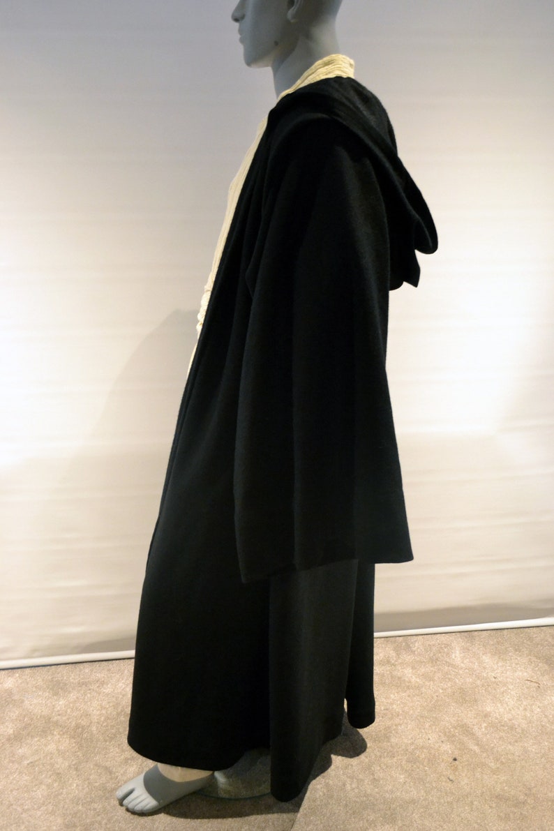 Star Wars Screen Accurate Jedi/sith Robe, Black Tailor Made to Order - Etsy