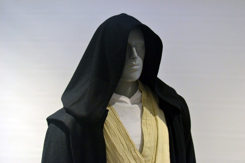 Star Wars Screen Accurate Jedi/sith Robe Black Tailor Made to - Etsy