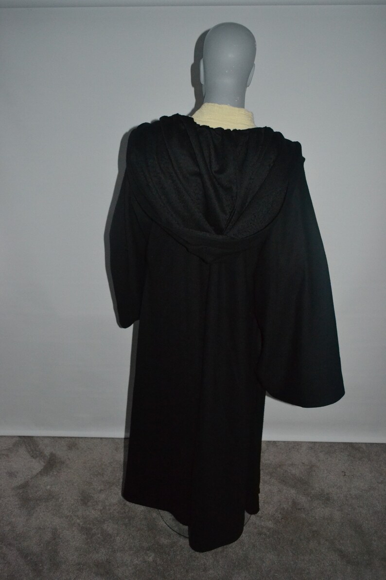 Star Wars Screen Accurate Jedi/sith Robe, Black Tailor Made to Order - Etsy